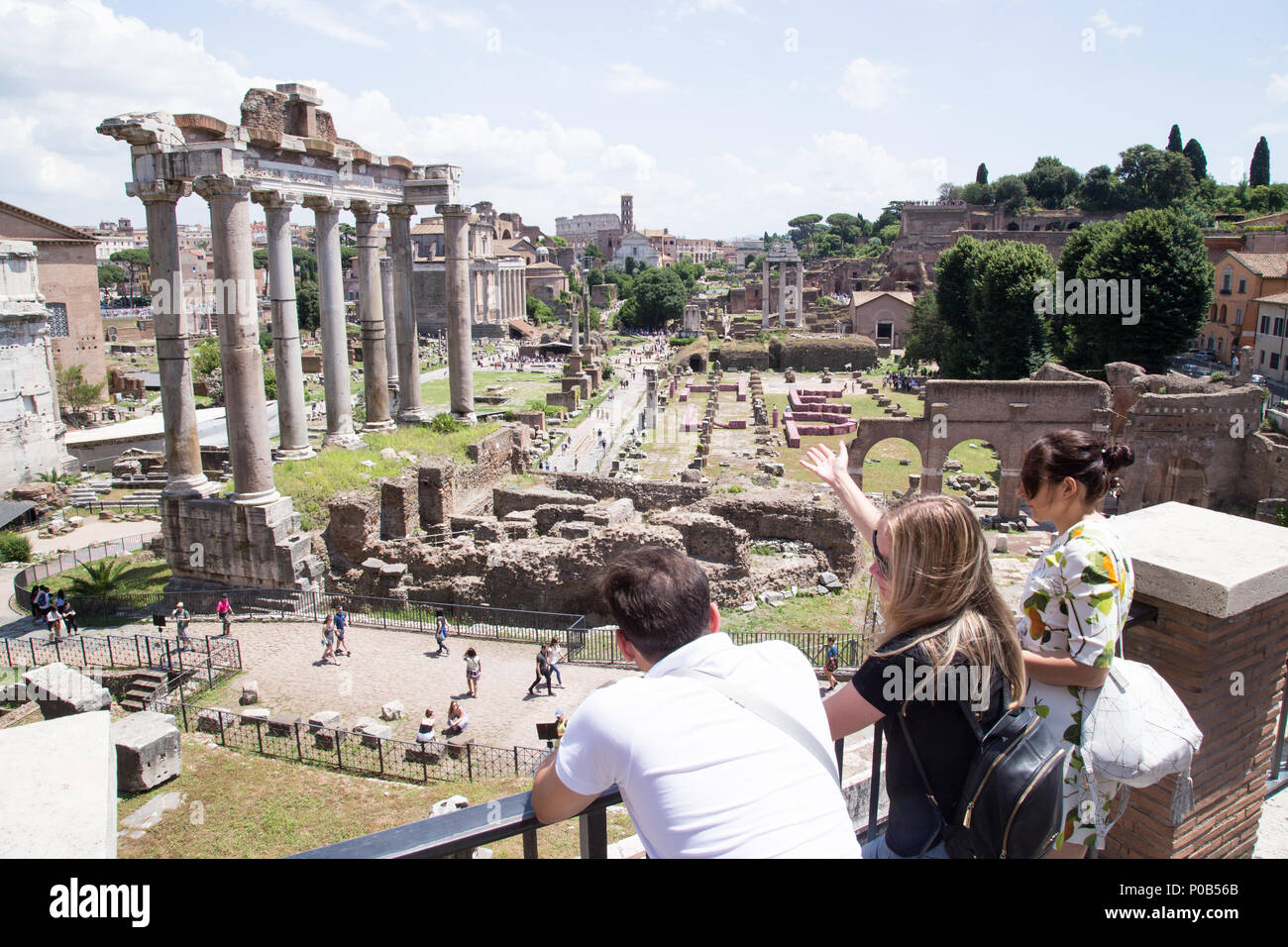 Basilica giulia nel foro romano immagini e fotografie stock ad alta ...
