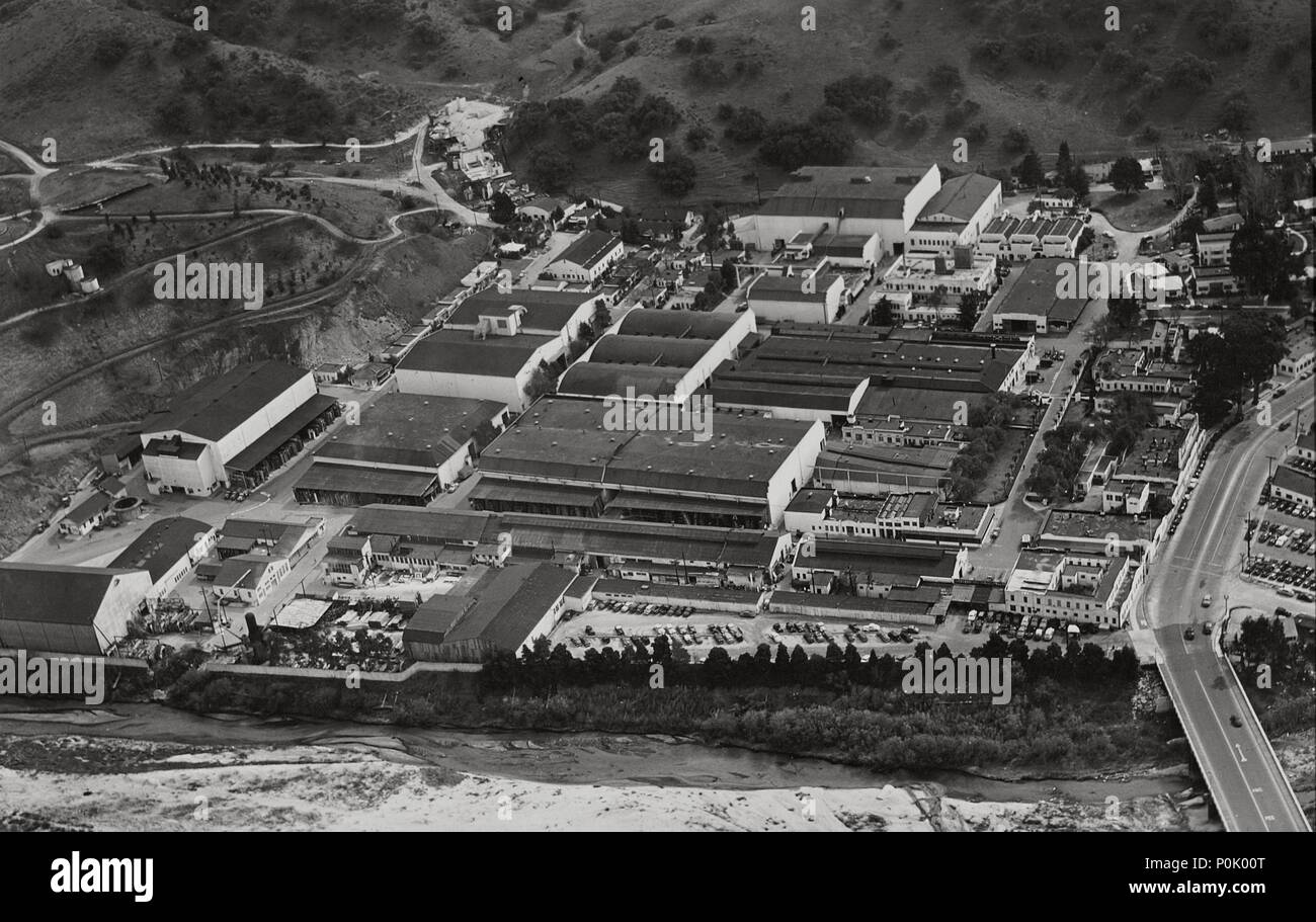 Descrizione: Florida Universal Studios in 1955. Vista aerea del studios ...