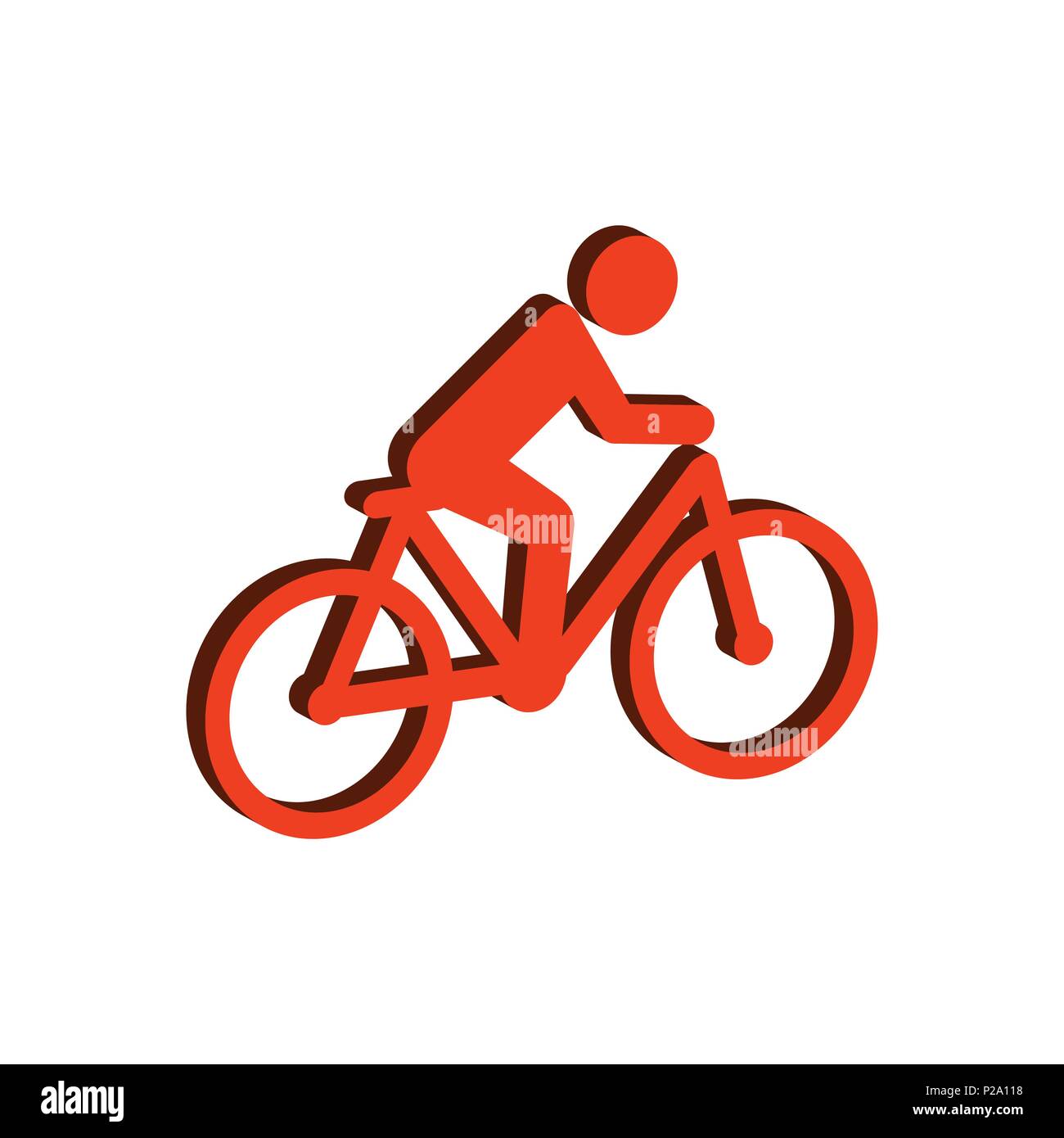 Simbolo del ciclista immagini e fotografie stock ad alta risoluzione ...
