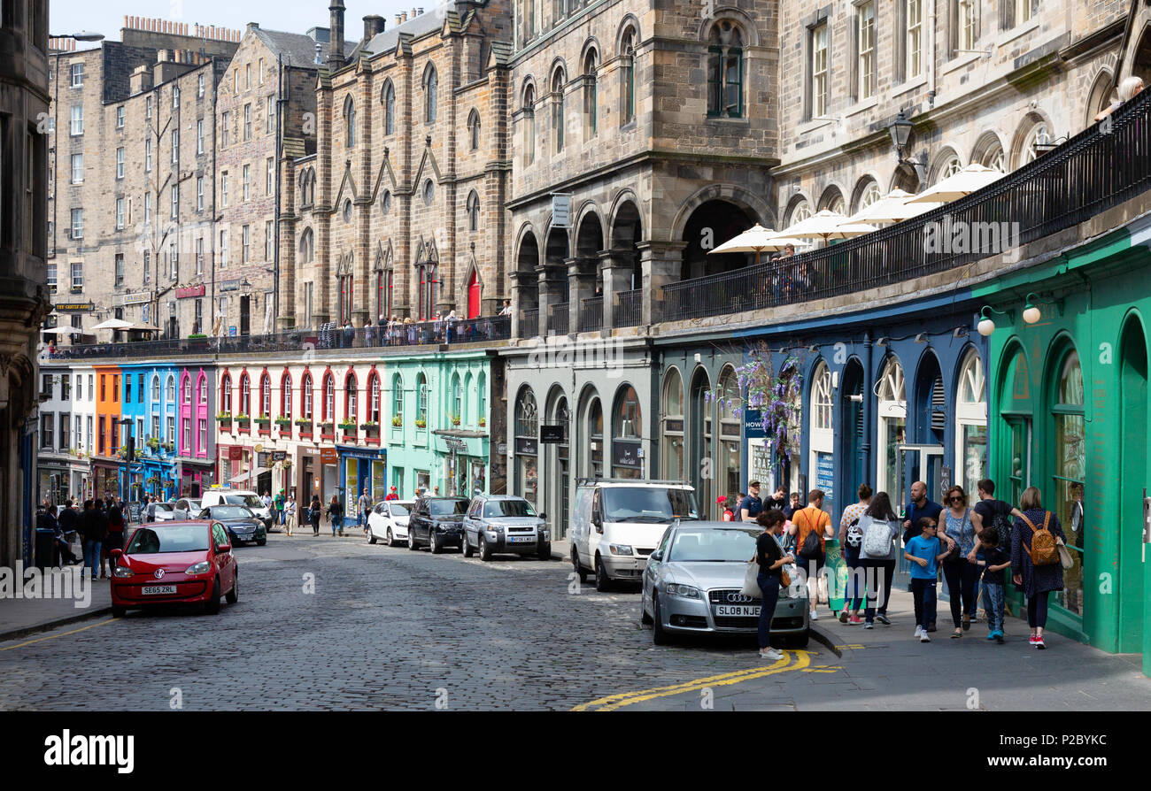 Edifici colorati di victoria street immagini e fotografie stock ad alta ...