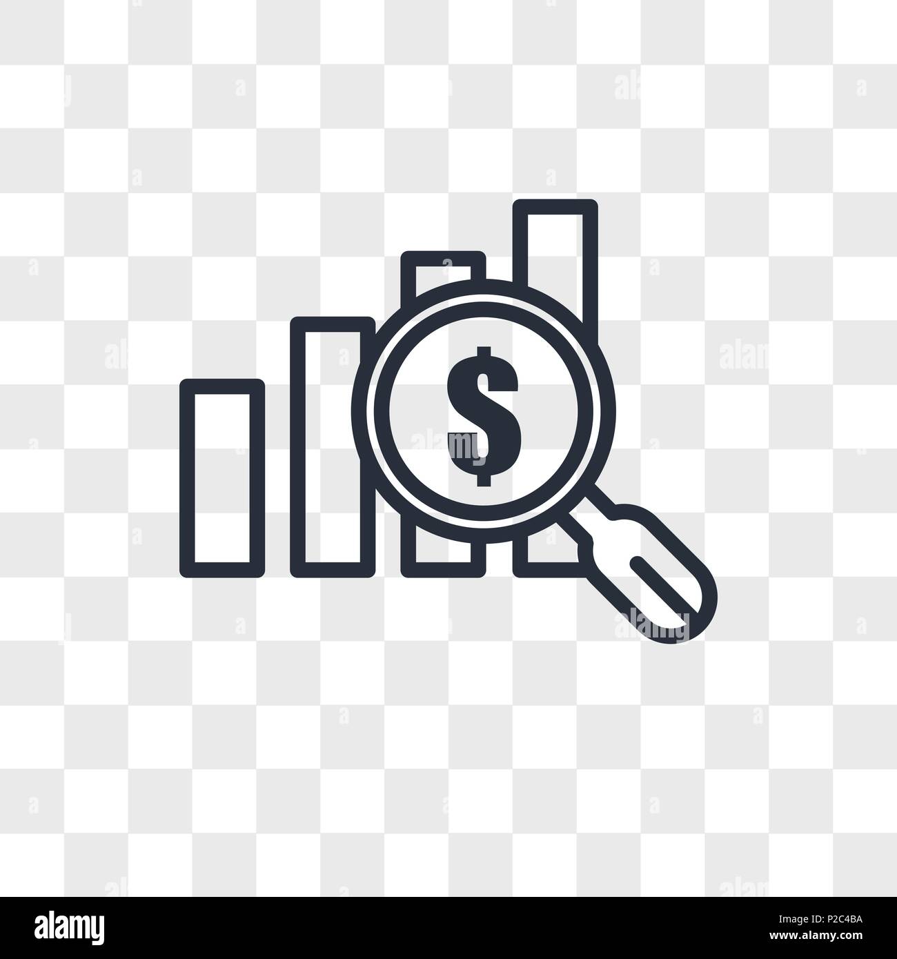 Proposta di valore icona vettore isolato su sfondo trasparente, la ...