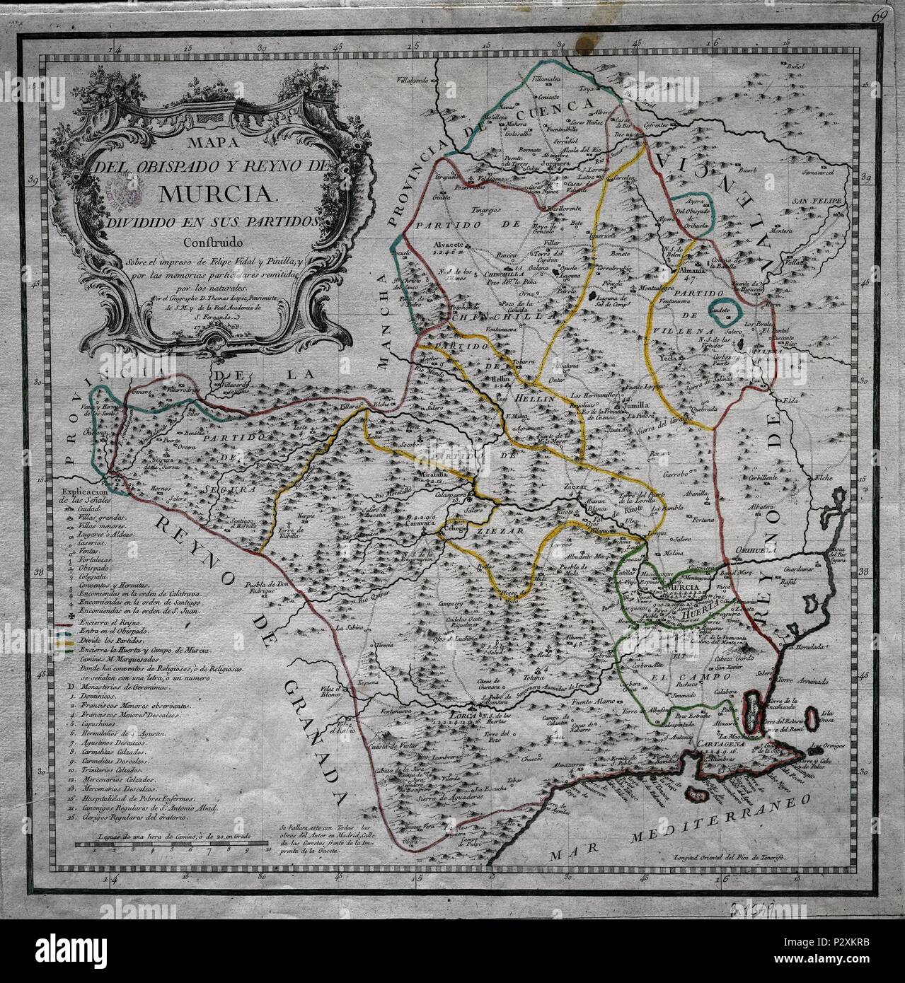 Mappa di murcia immagini e fotografie stock ad alta risoluzione - Alamy