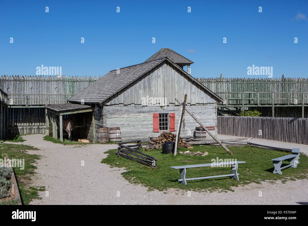Fort michilimackinac state park immagini e fotografie stock ad alta ...