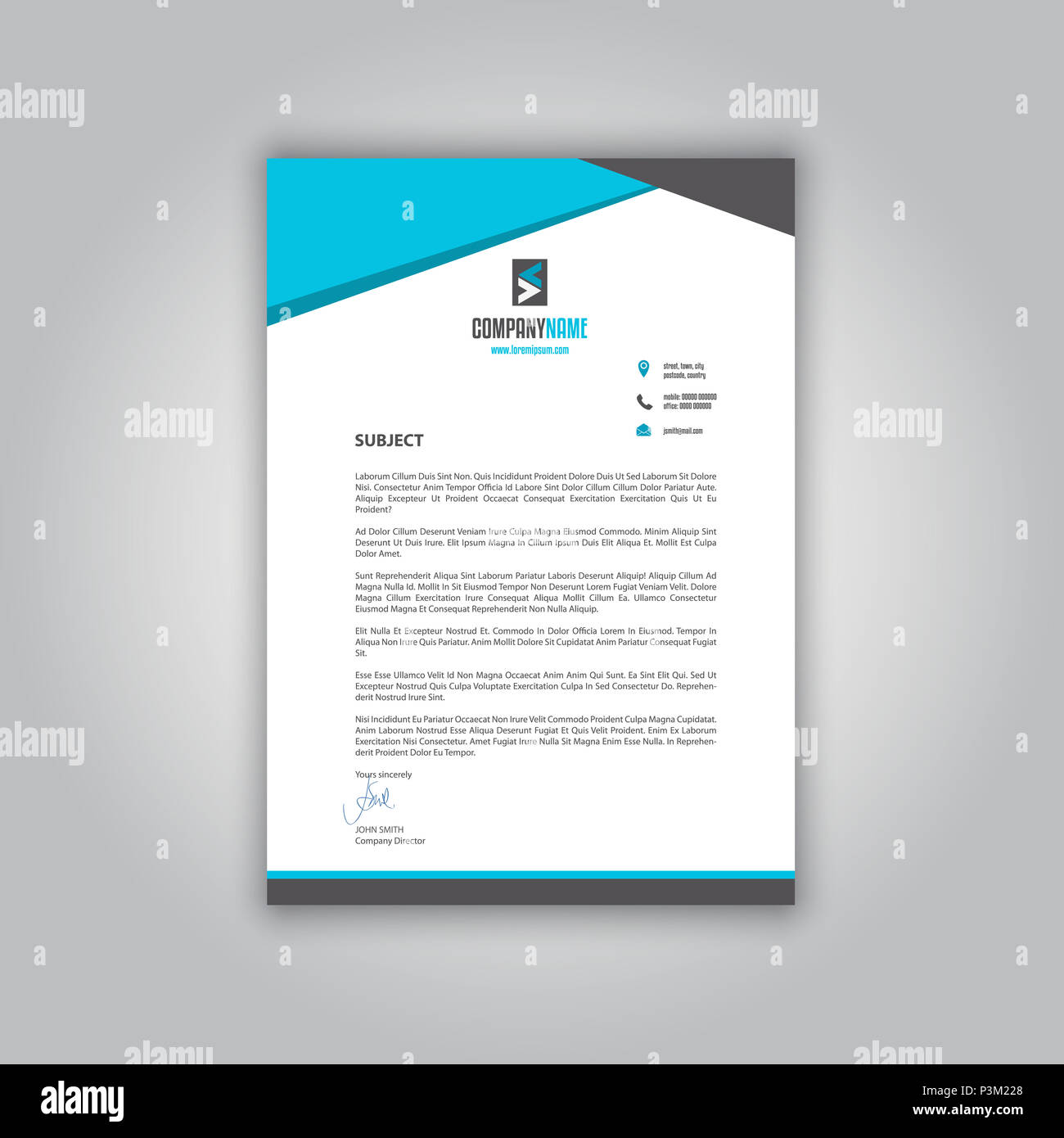 Carta intestata alla moda immagini e fotografie stock ad alta ...