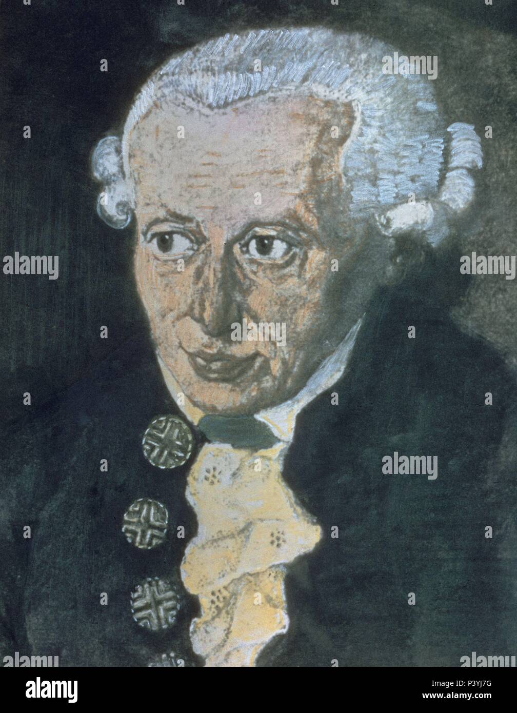 Immanuel kant 1724 1804 german philosopher immagini e fotografie stock ...