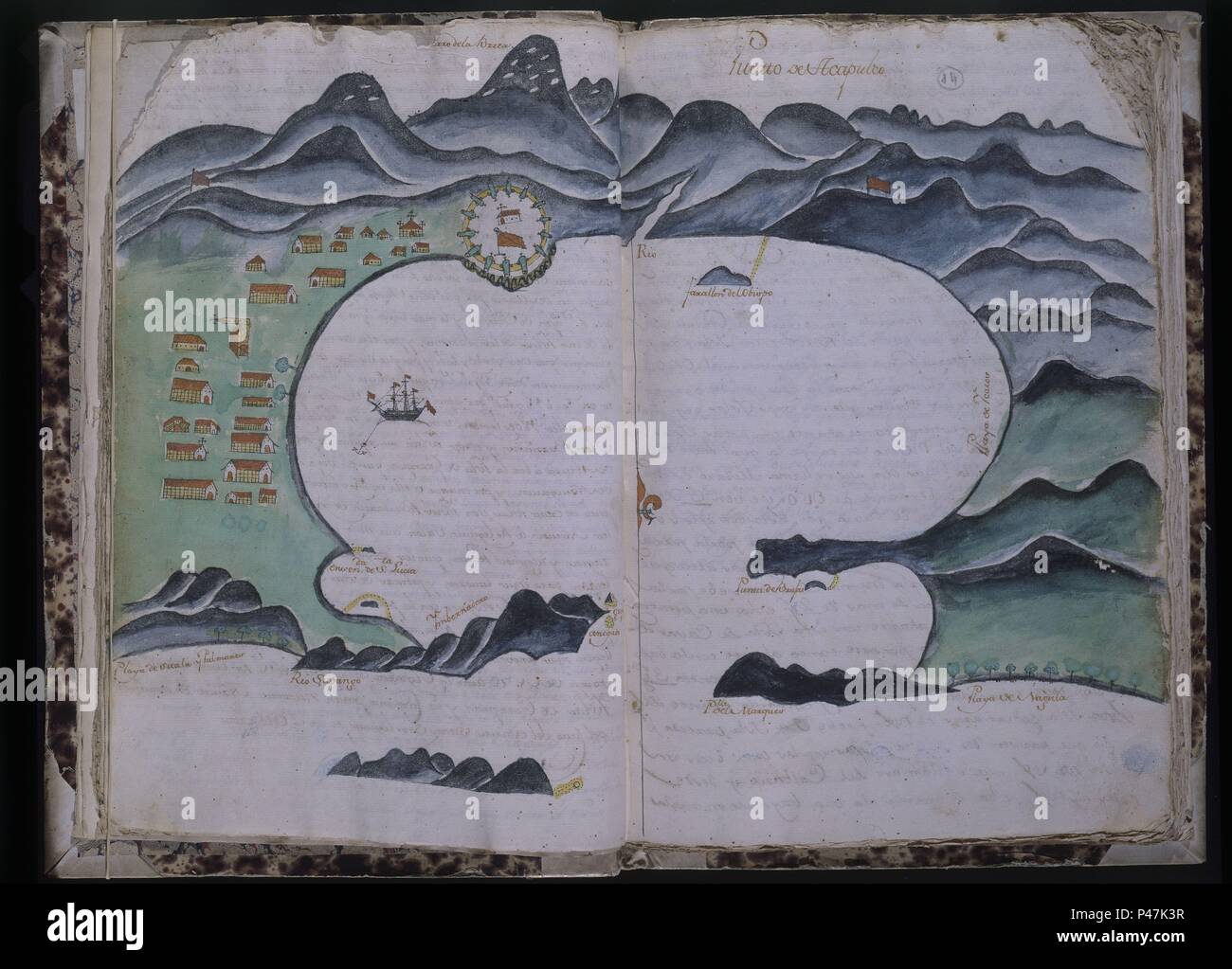 CARTA TOPOGRAFICA DEL PERÙ-RUTAS DEL PACIFICO. Posizione: MUSEO NAVAL ...