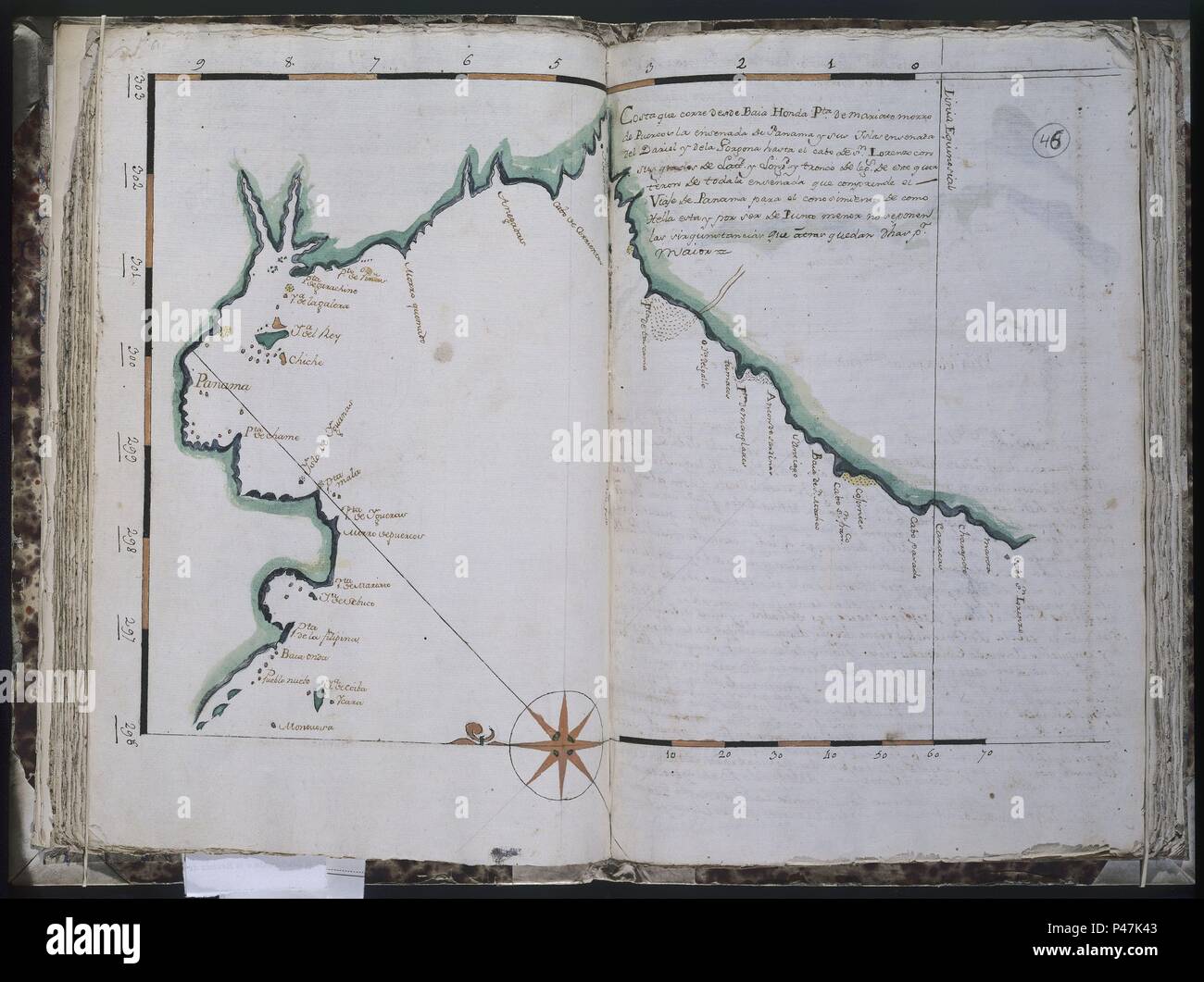 CARTA TOPOGRAFICA DEL PERÙ-RUTAS DEL PACIFICO. Posizione: MUSEO NAVAL ...