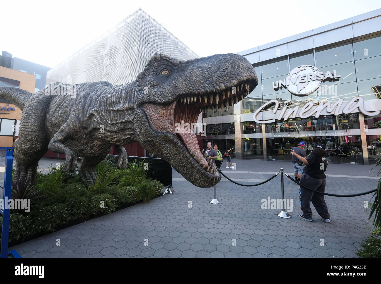 Tyrannosaurus rex jurassic park universal immagini e fotografie stock ...