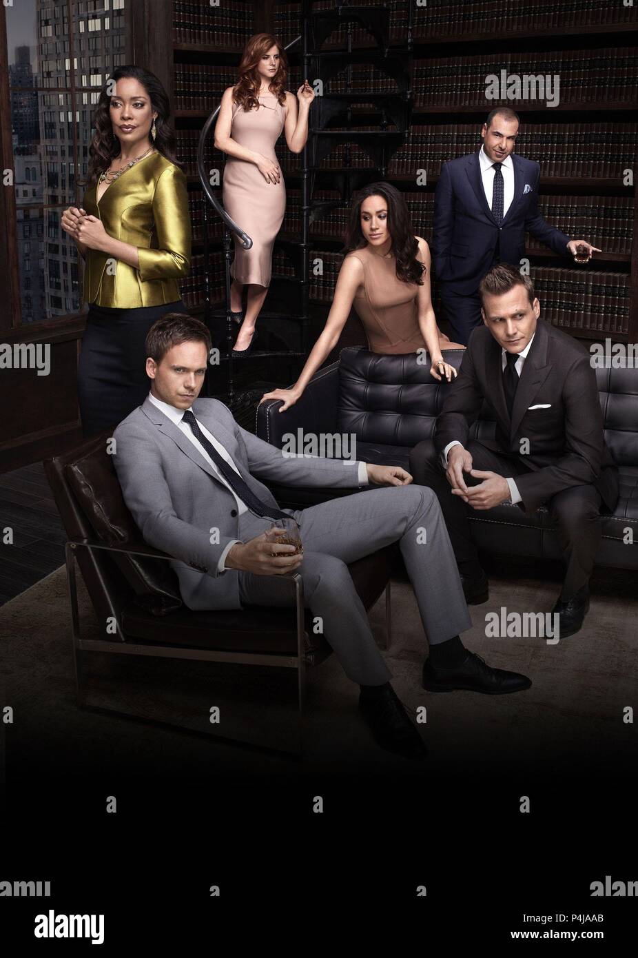 Sarah rafferty meghan markle suits immagini e fotografie stock ad alta ...