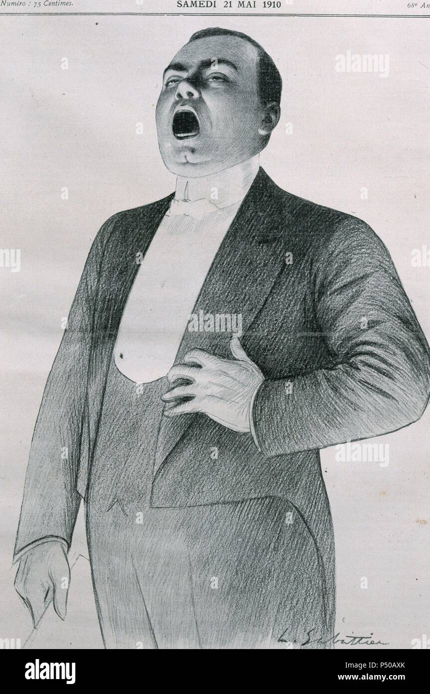 La data del cantante lirico italiano di enrico caruso immagini e ...