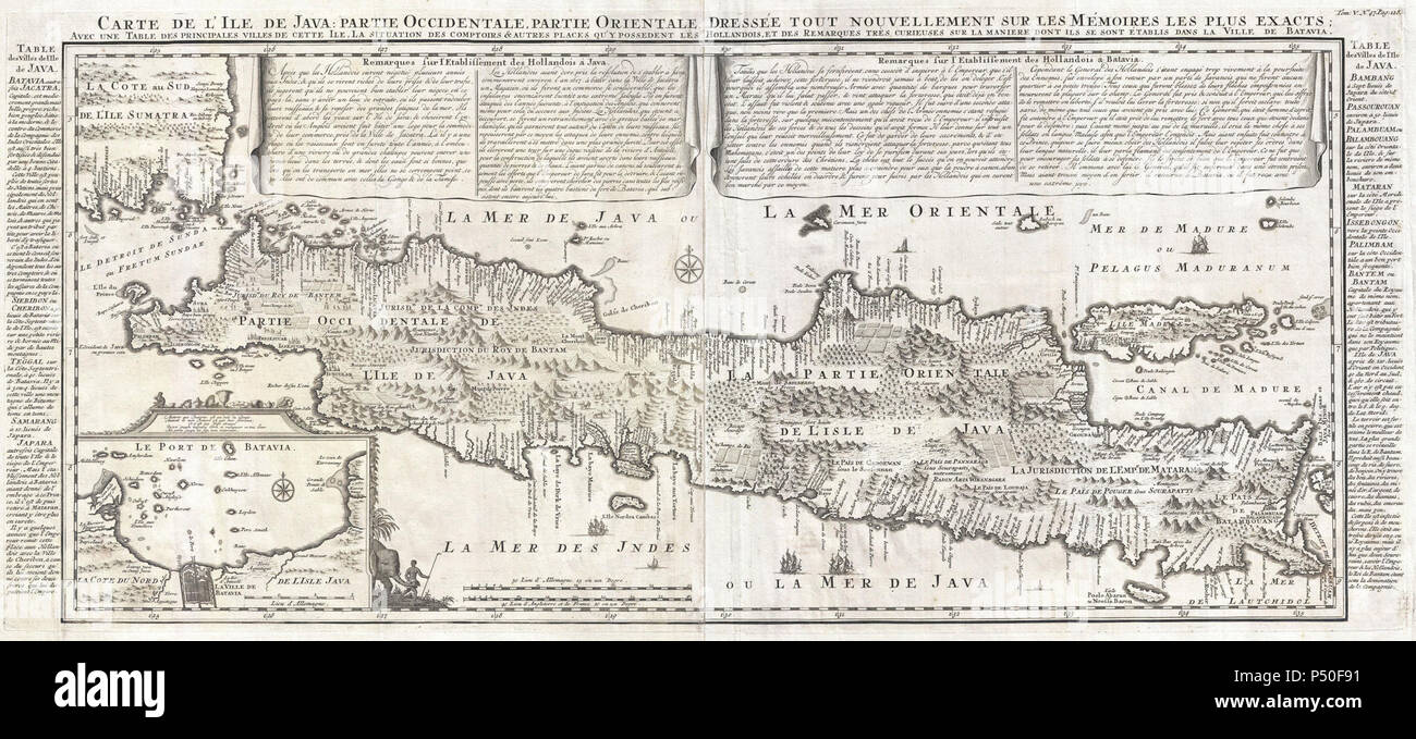 Mappa del chatelain di java immagini e fotografie stock ad alta ...