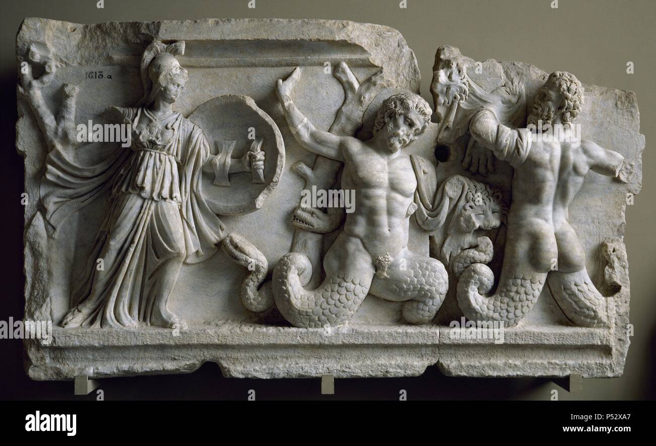 ARTE ROMANO. ASIA MENOR. Fragmento de onu friso del s. II d. C. donde ...