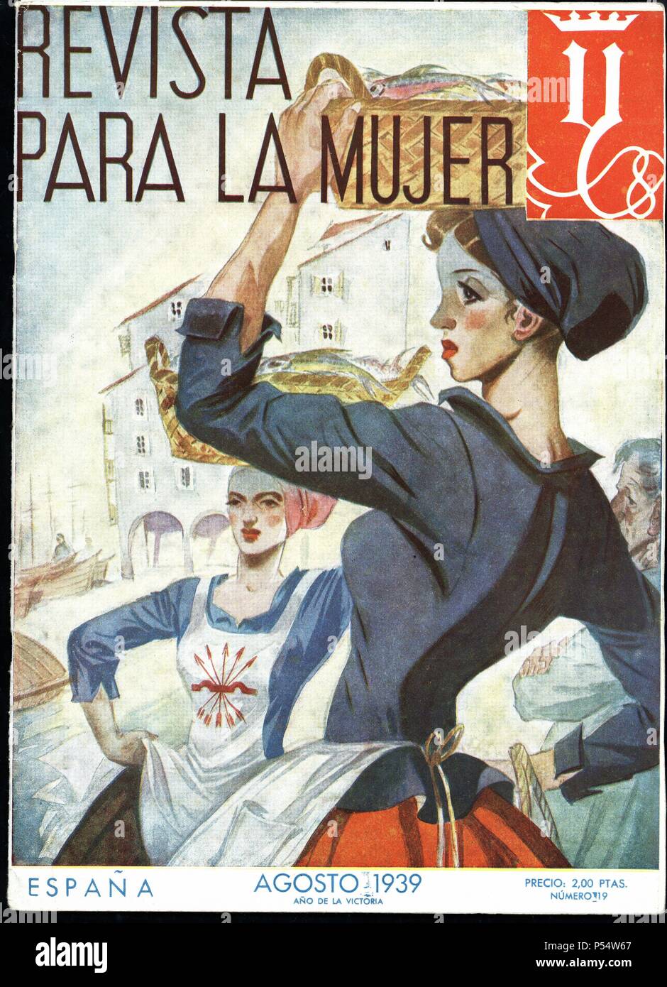 Portada de la Revista para la Mujer. Editada por la sección femenina de ...