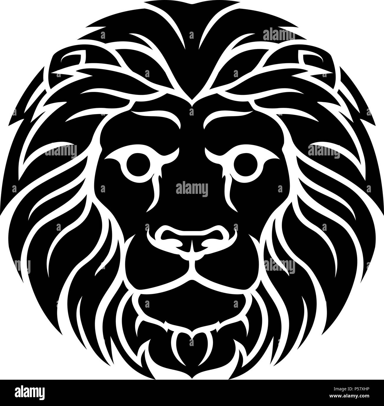 Simbolo dello zodiaco del leone Immagini Vettoriali Stock - Alamy