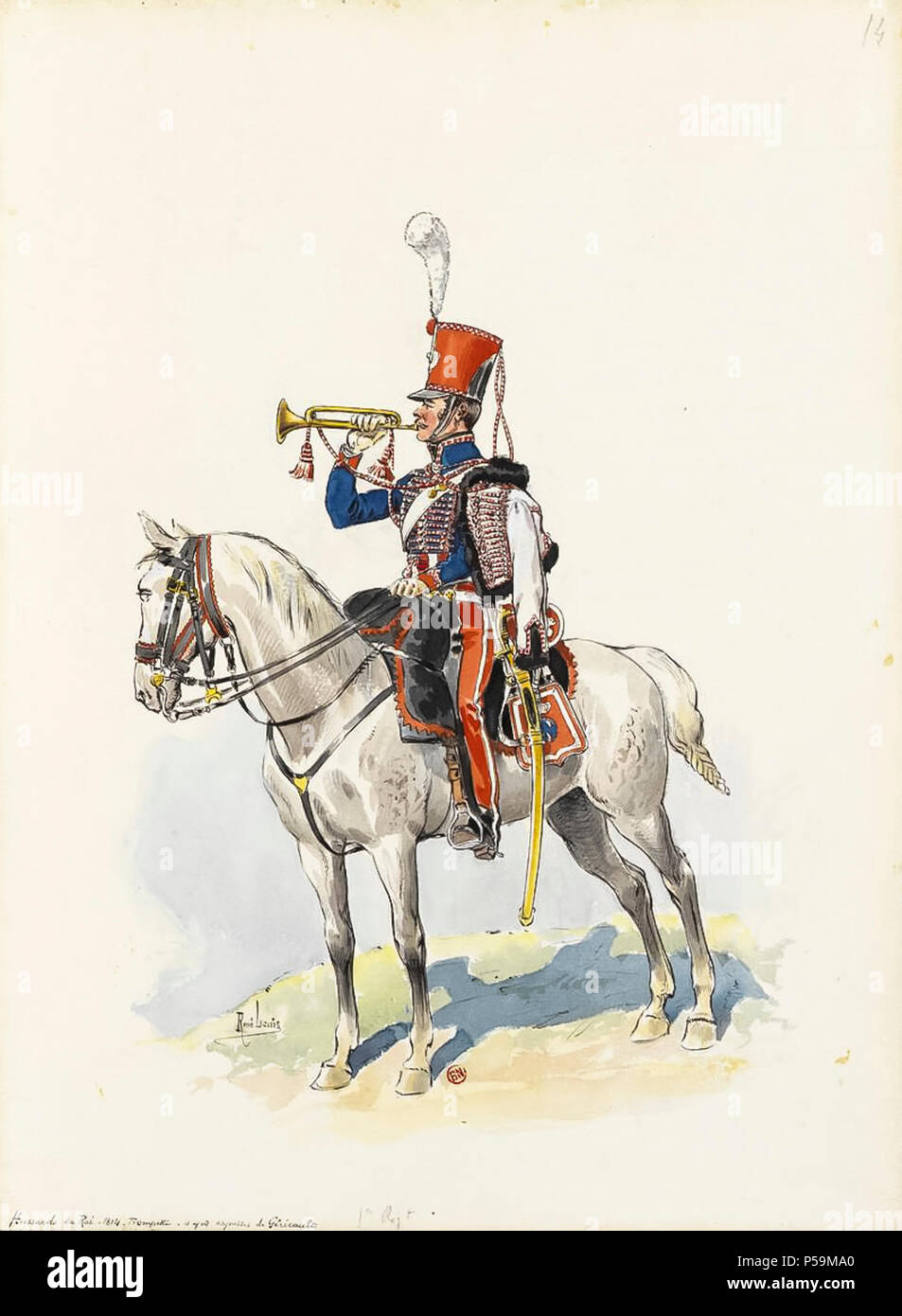 Regiment de hussards immagini e fotografie stock ad alta risoluzione - Alamy