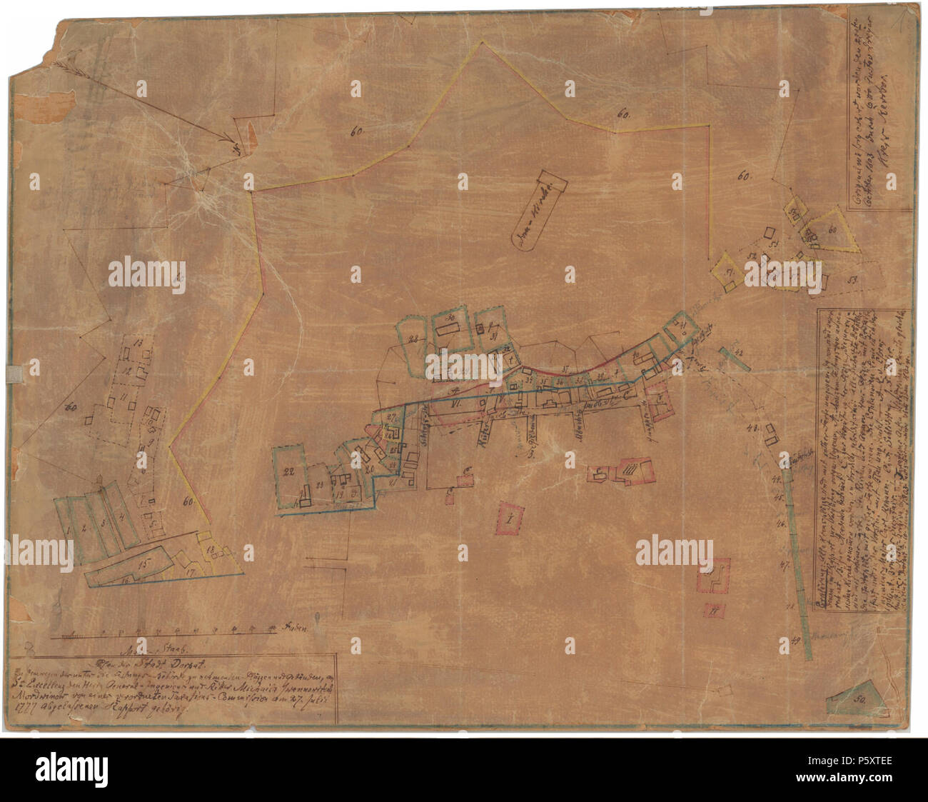Mappa Di Dorpat Immagini e Fotos Stock - Alamy