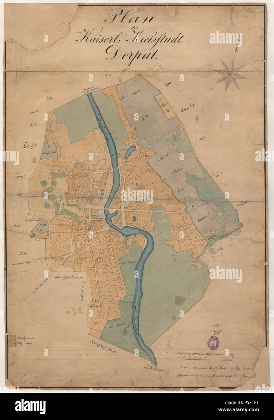 Mappa di dorpat immagini e fotografie stock ad alta risoluzione - Alamy