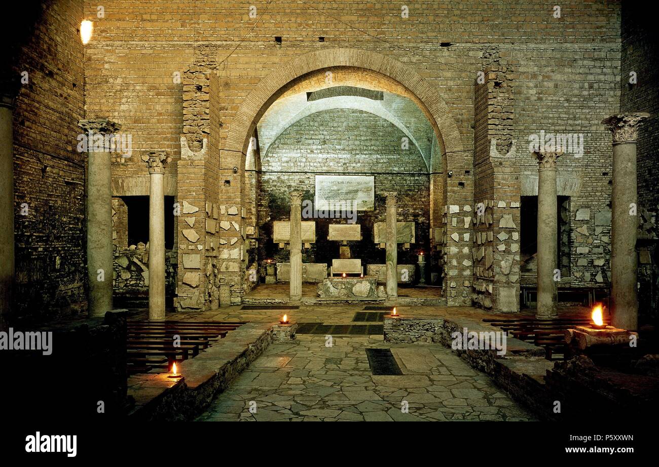 BASILICA CONSTRUIDA EN EL SIGLO IV SOBRE LA TUMBA de los Santos ...