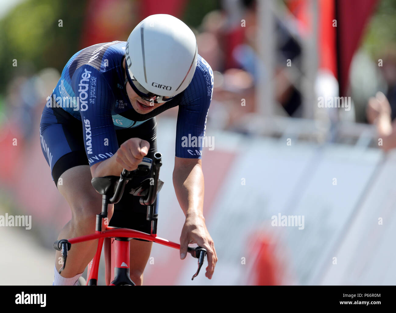 Charlie tanfield vince la cronometro u23 immagini e fotografie stock ad ...