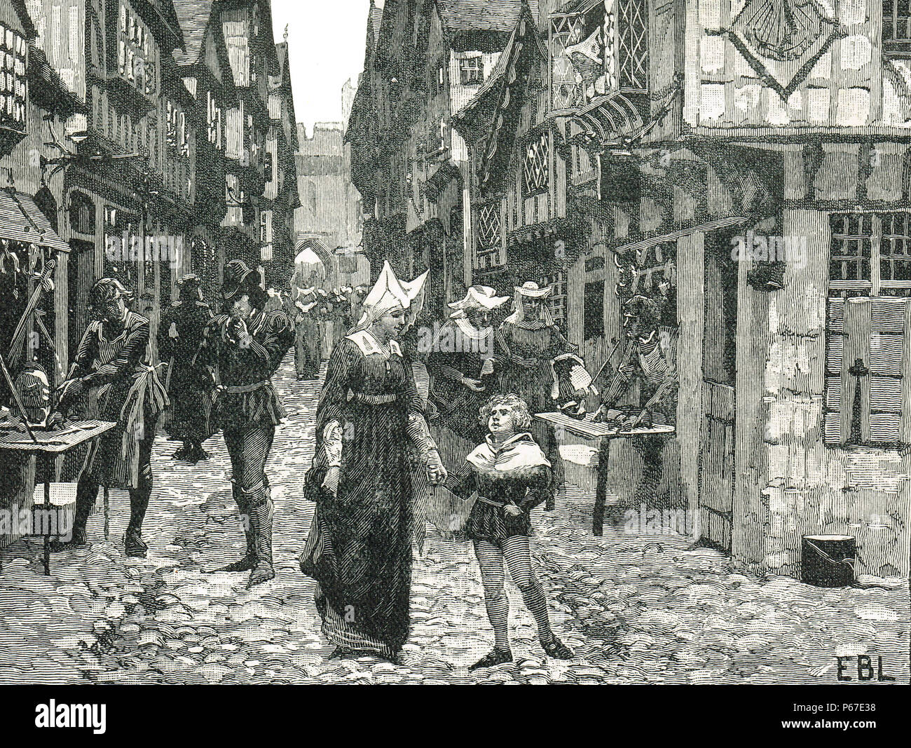 Medieval london street immagini e fotografie stock ad alta risoluzione ...