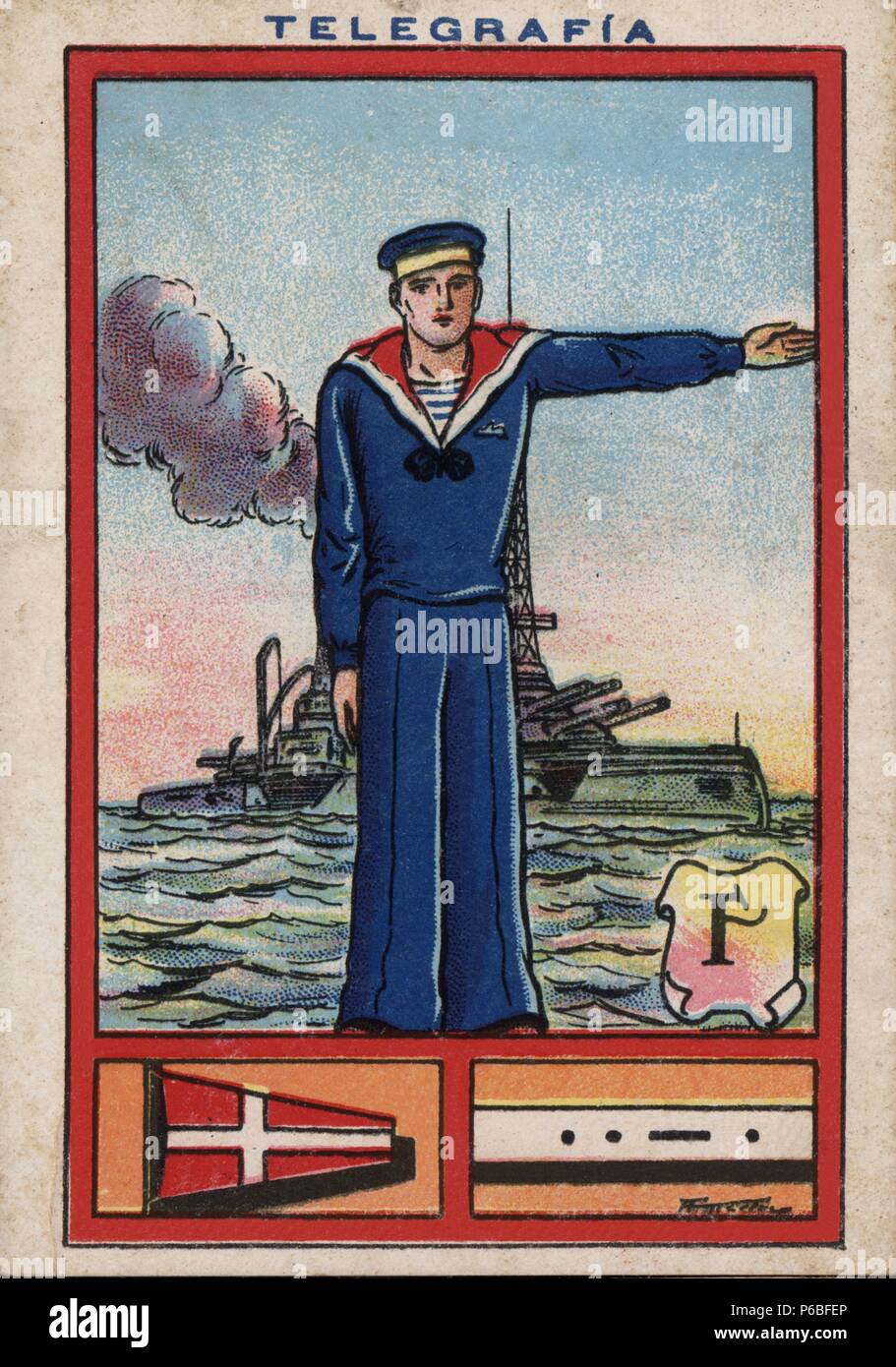 Sistema de señales telegráficas de la Marina de guerra. Lenguaje ...