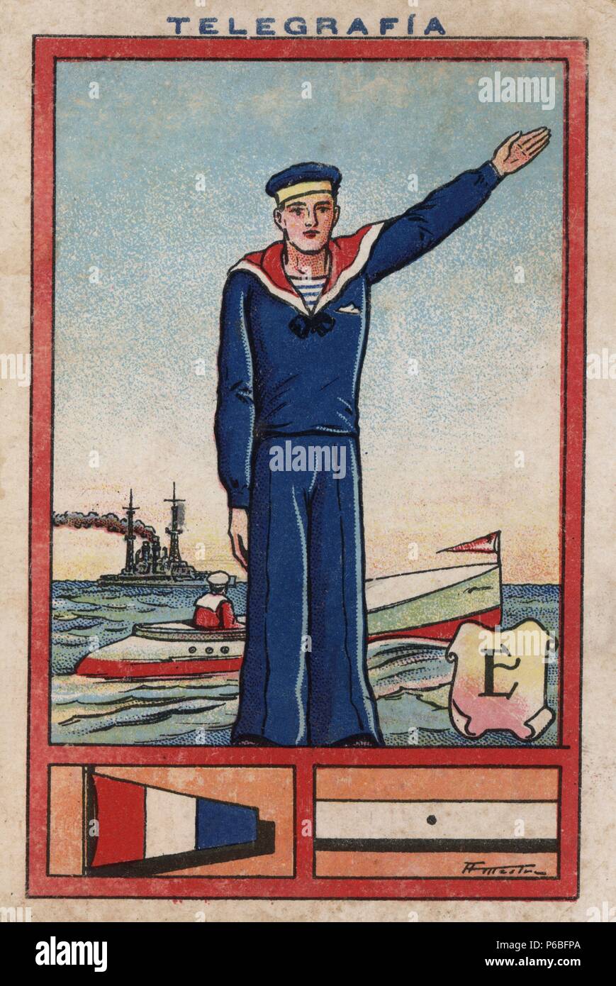 Sistema de señales telegráficas de la Marina de guerra. Lenguaje ...