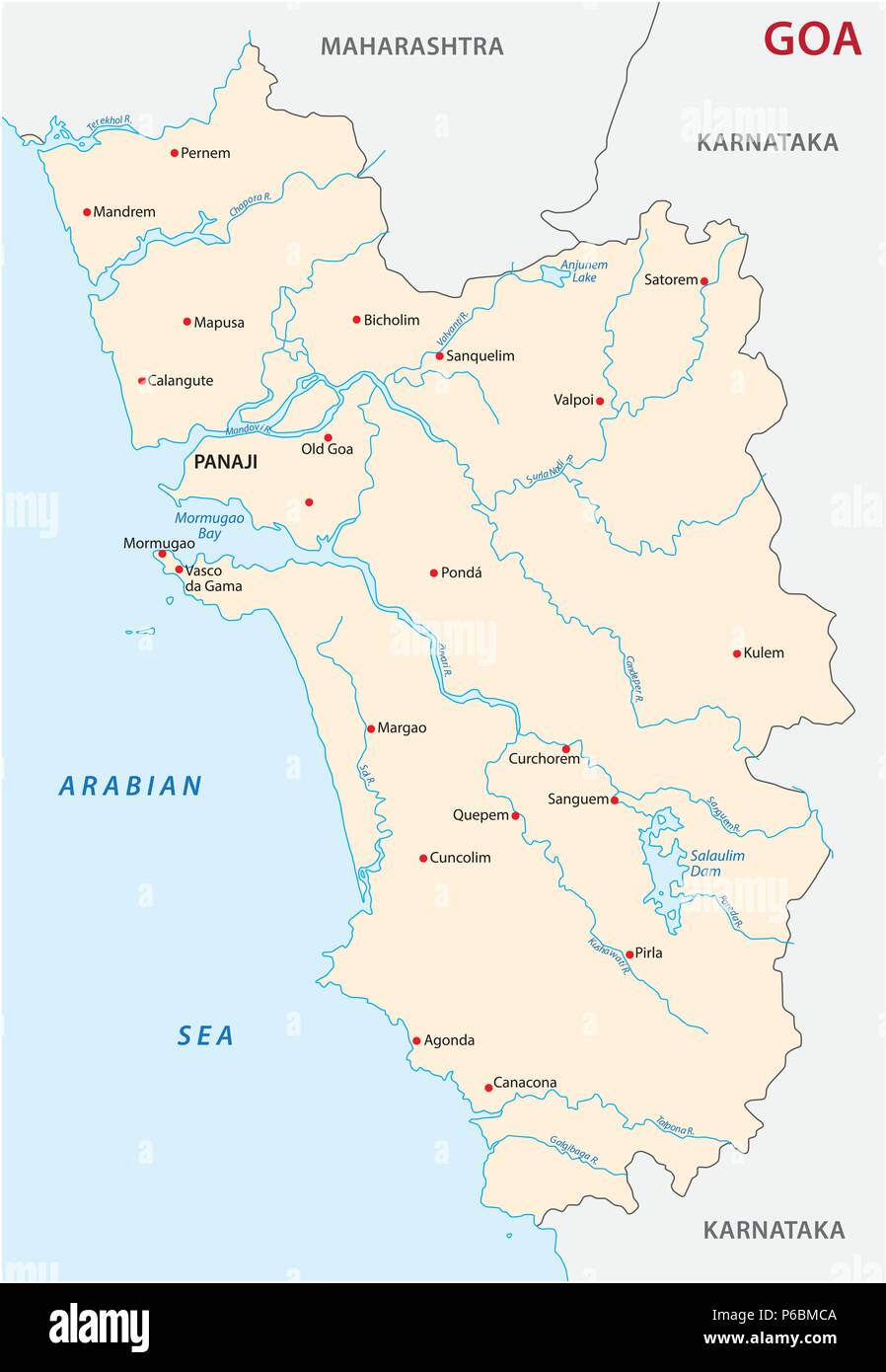 India map river immagini e fotografie stock ad alta risoluzione - Alamy