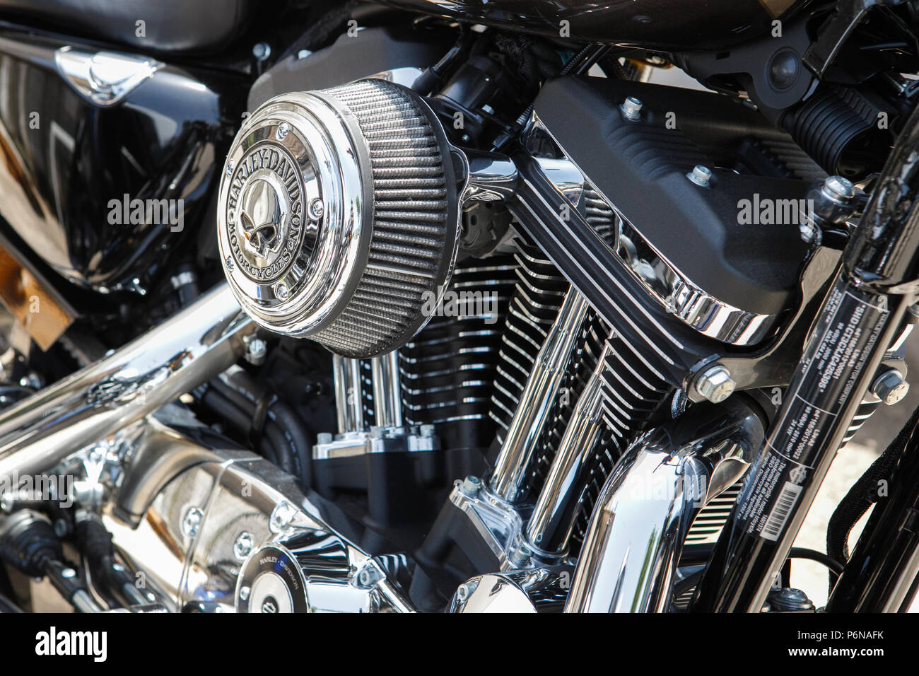 2 moto harley davidson immagini e fotografie stock ad alta risoluzione ...