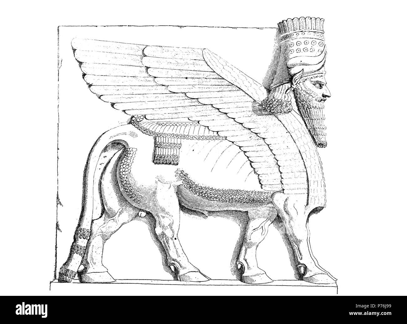 Dur sharrukin khorsabad iraq lamassu immagini e fotografie stock ad ...