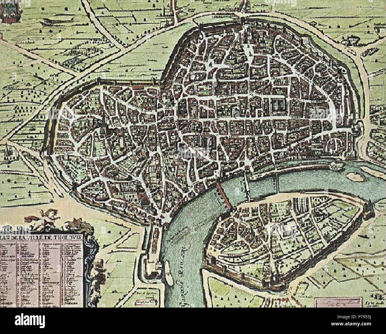 Mappa di tolosa immagini e fotografie stock ad alta risoluzione - Alamy