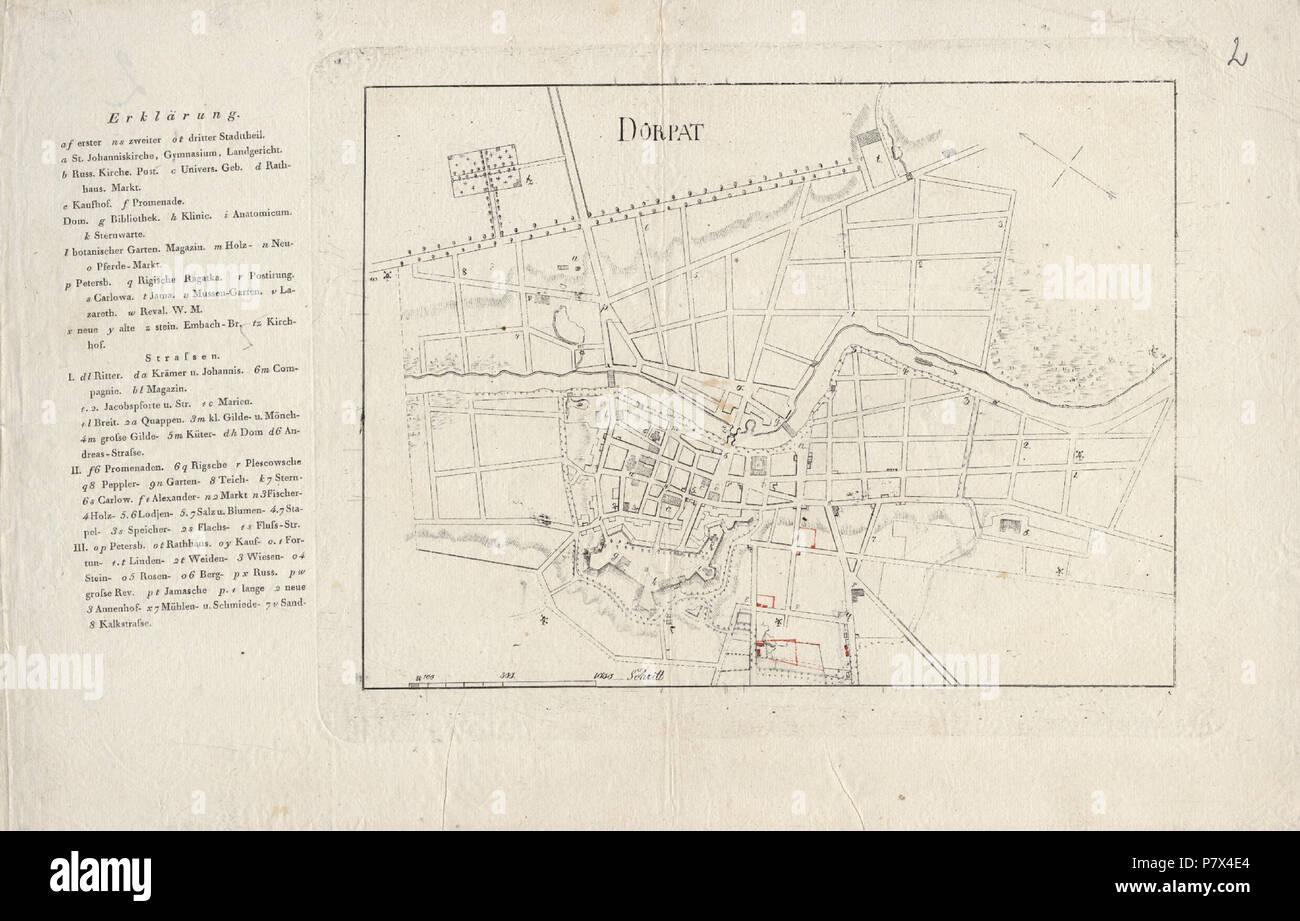 Mappa di dorpat immagini e fotografie stock ad alta risoluzione - Alamy