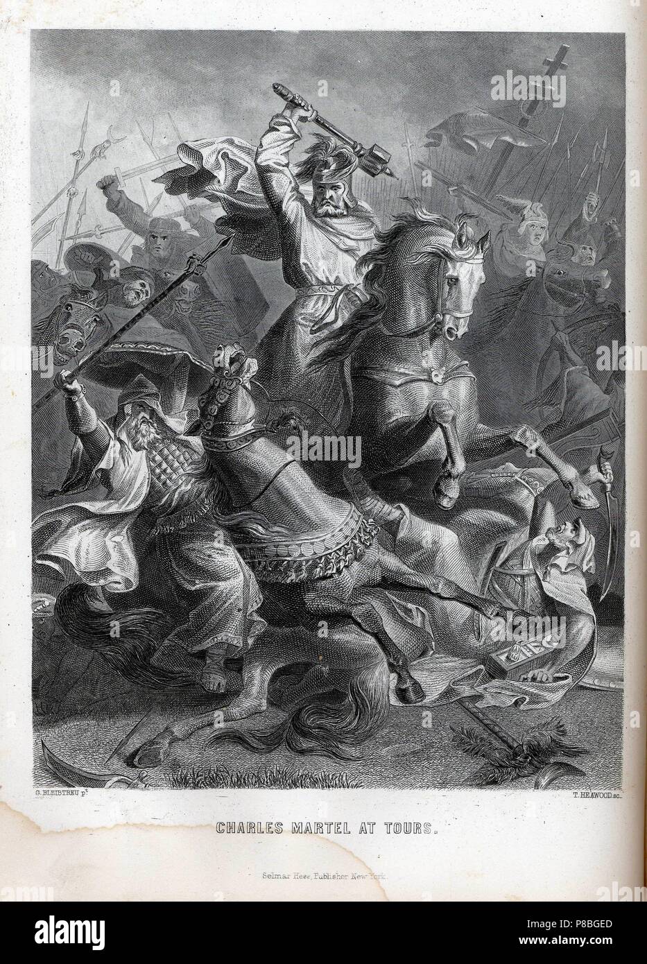 Charles martel and the battle of tours immagini e fotografie stock ad ...
