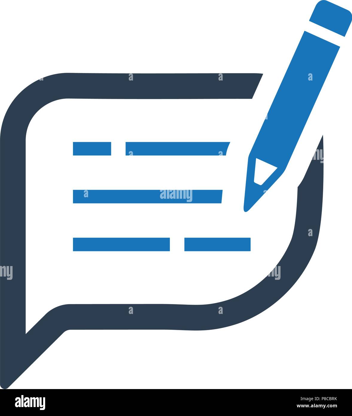 Scrivere una lettera Immagini Vettoriali Stock - Alamy