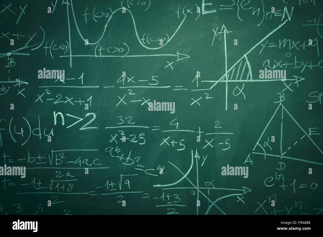 Lavagna matematica immagini e fotografie stock ad alta risoluzione - Alamy