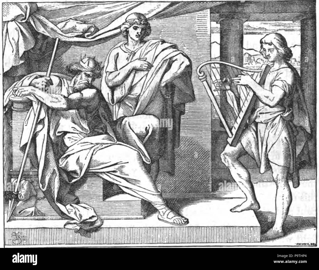 David prima di saul immagini e fotografie stock ad alta risoluzione - Alamy