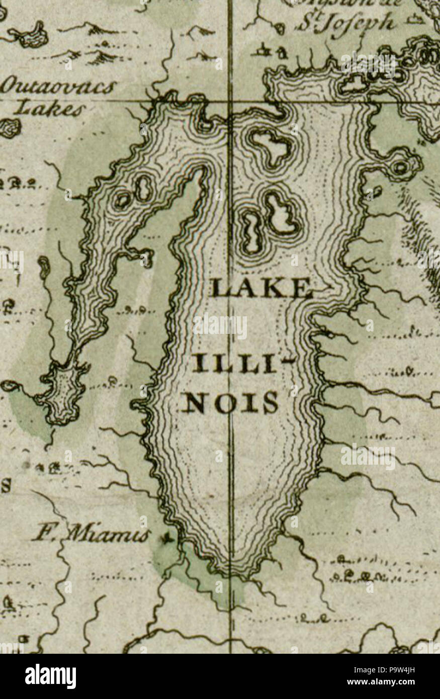 Map of lake michigan immagini e fotografie stock ad alta risoluzione ...