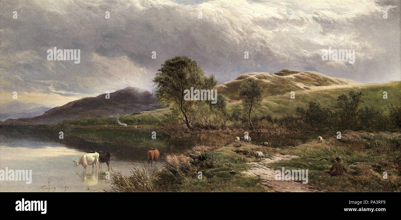 Paesaggio con pastori e bovini immagini e fotografie stock ad alta ...