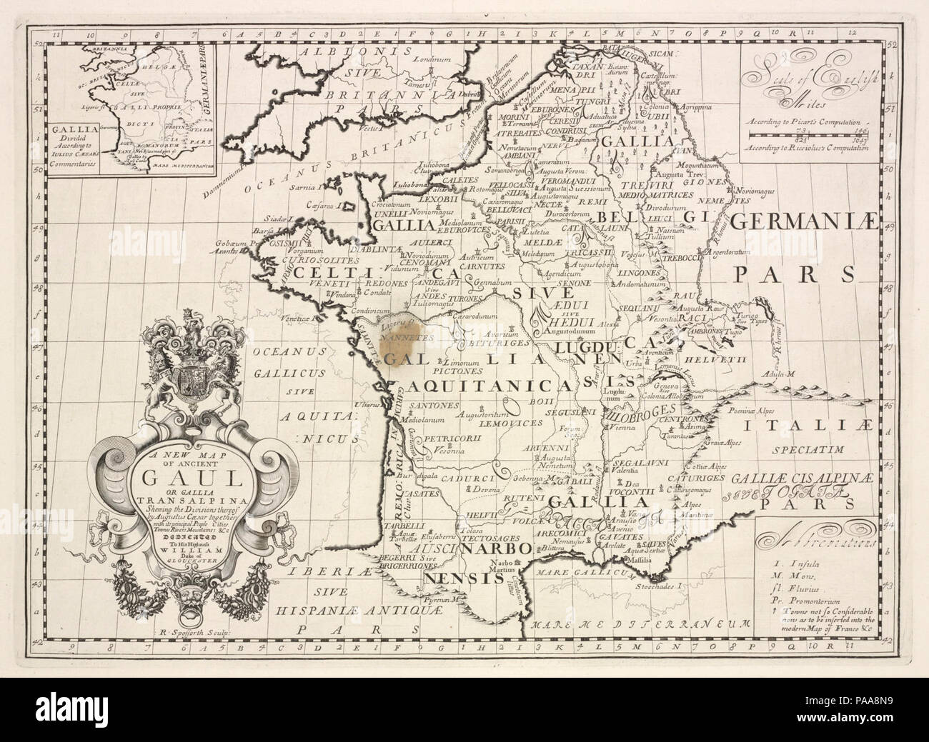 Gallia map immagini e fotografie stock ad alta risoluzione - Alamy