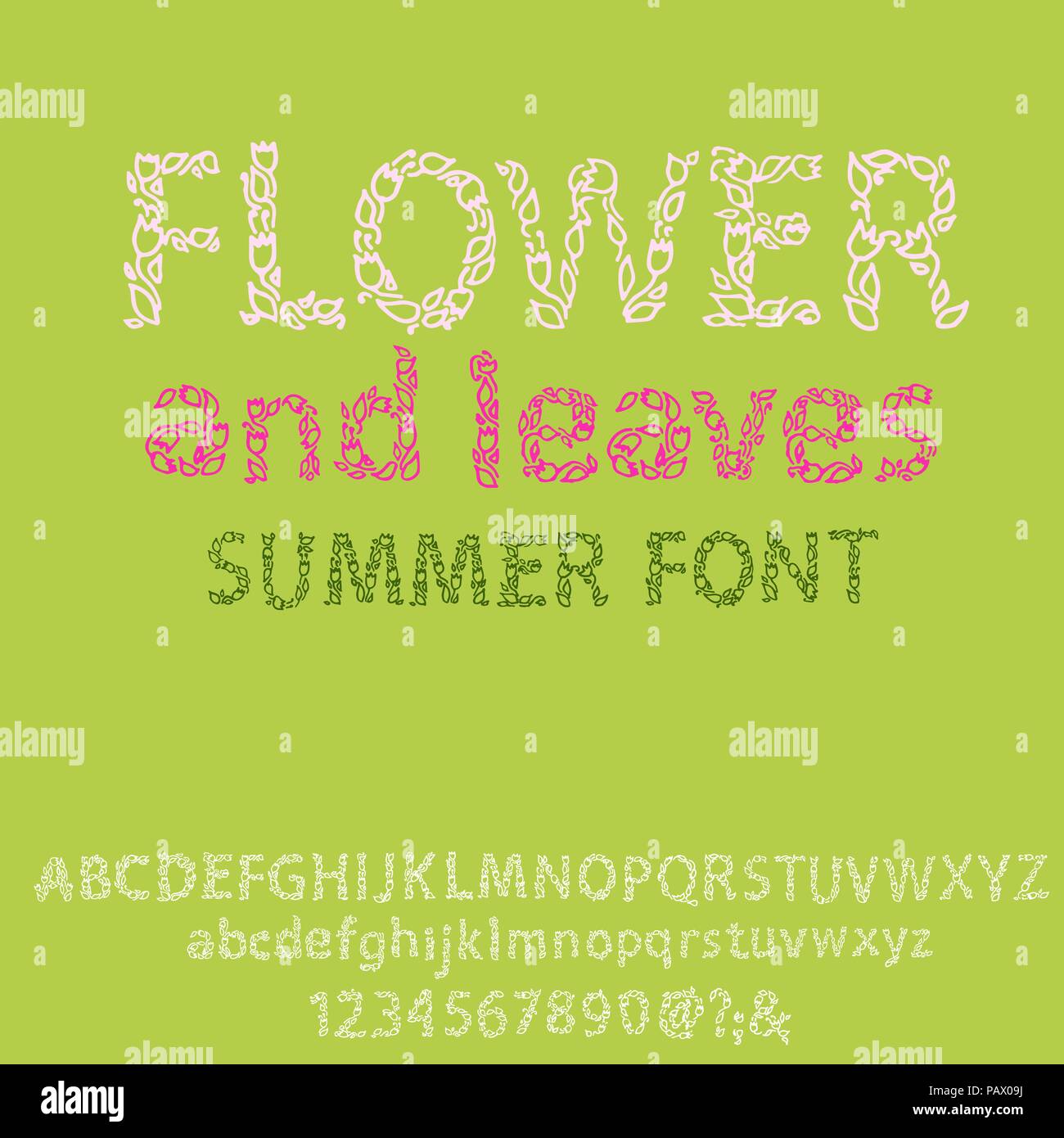 Alfabeto ornato floreale immagini e fotografie stock ad alta ...
