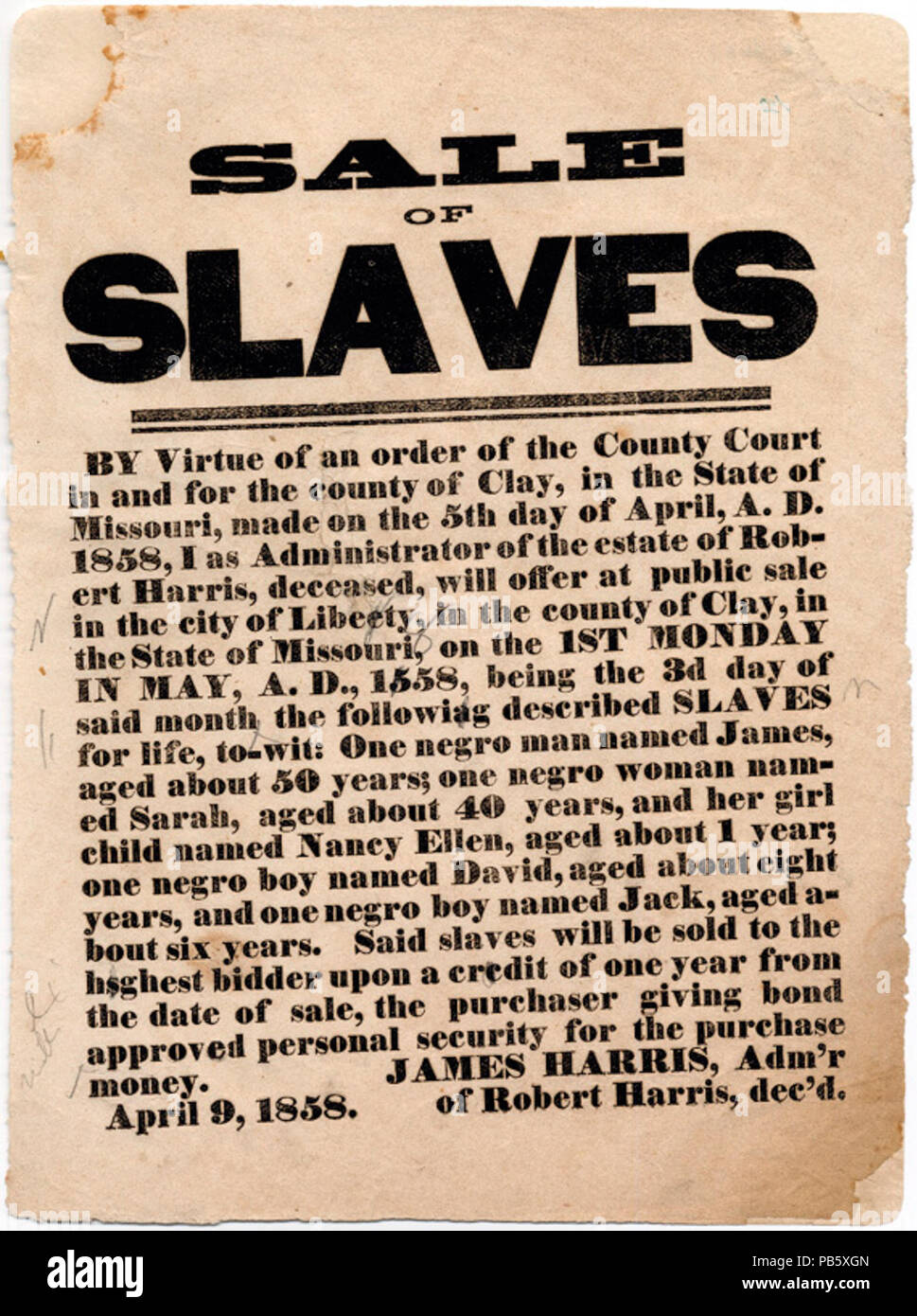 Poster slave immagini e fotografie stock ad alta risoluzione - Alamy