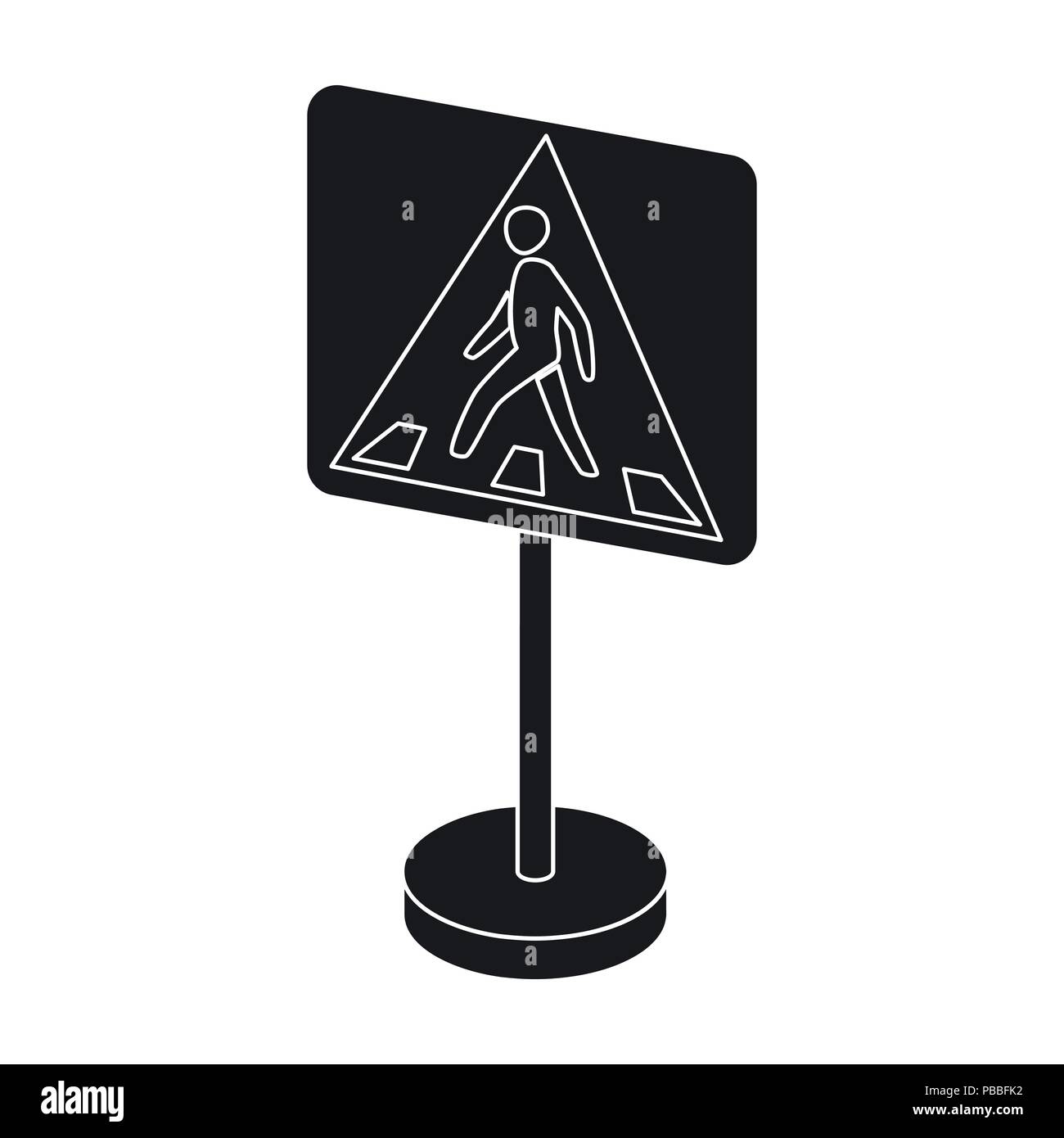 Informazioni cartelli stradali icona nel design nero isolato su sfondo ...