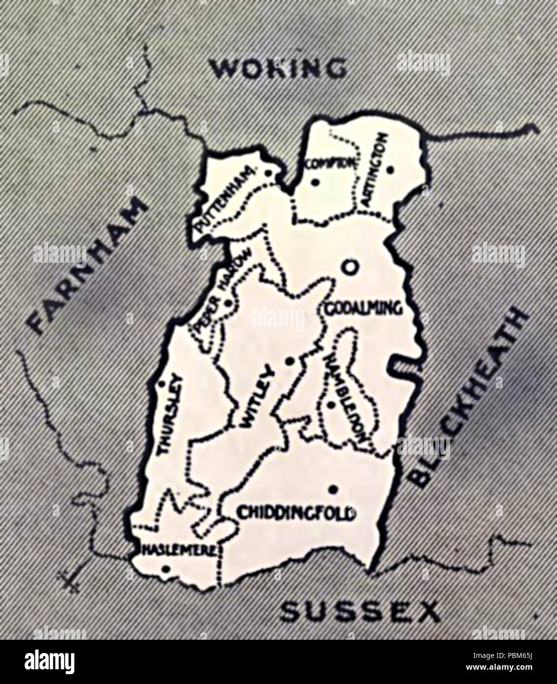 Mappa godalming immagini e fotografie stock ad alta risoluzione - Alamy