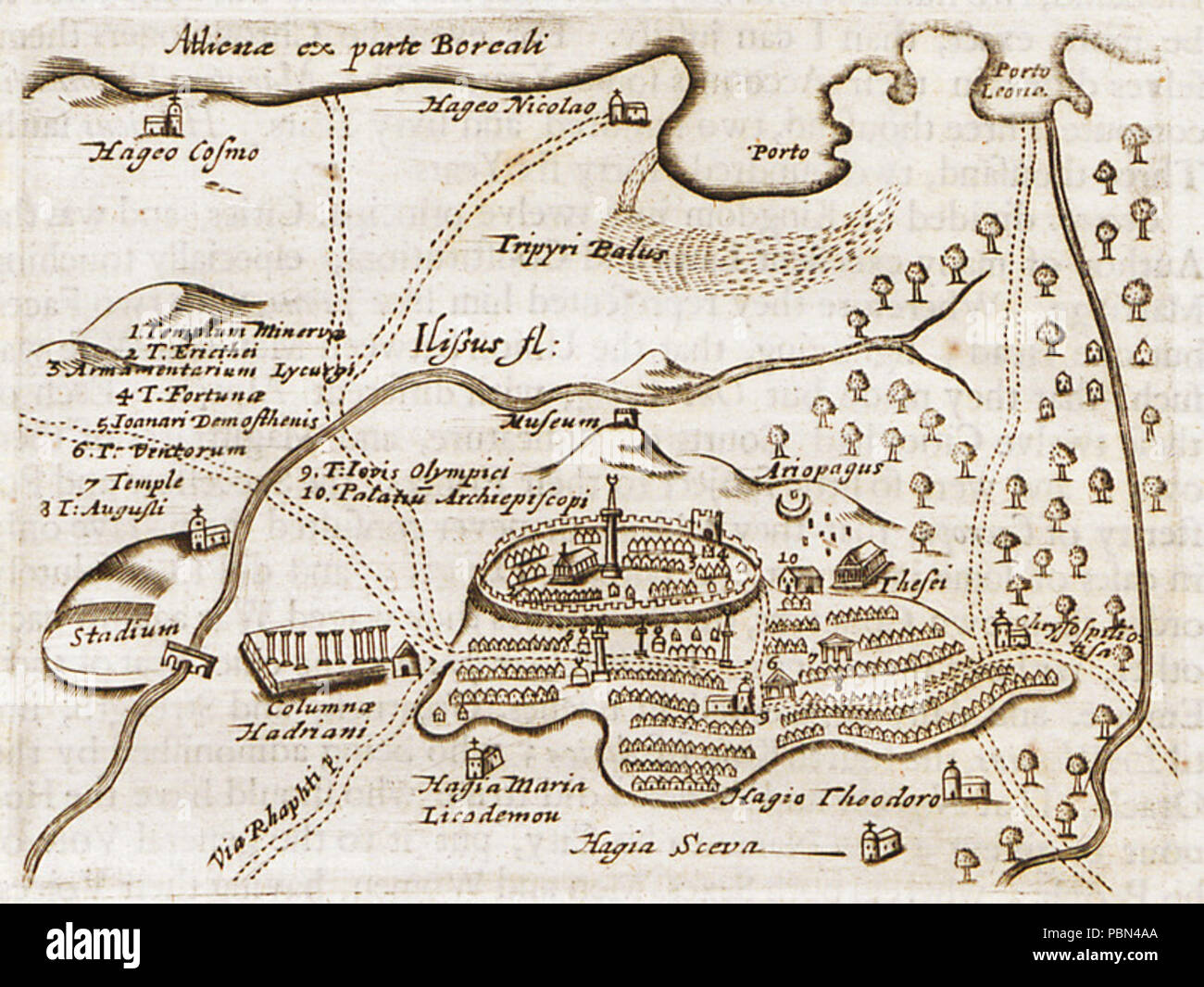 Mappa di atene immagini e fotografie stock ad alta risoluzione - Alamy
