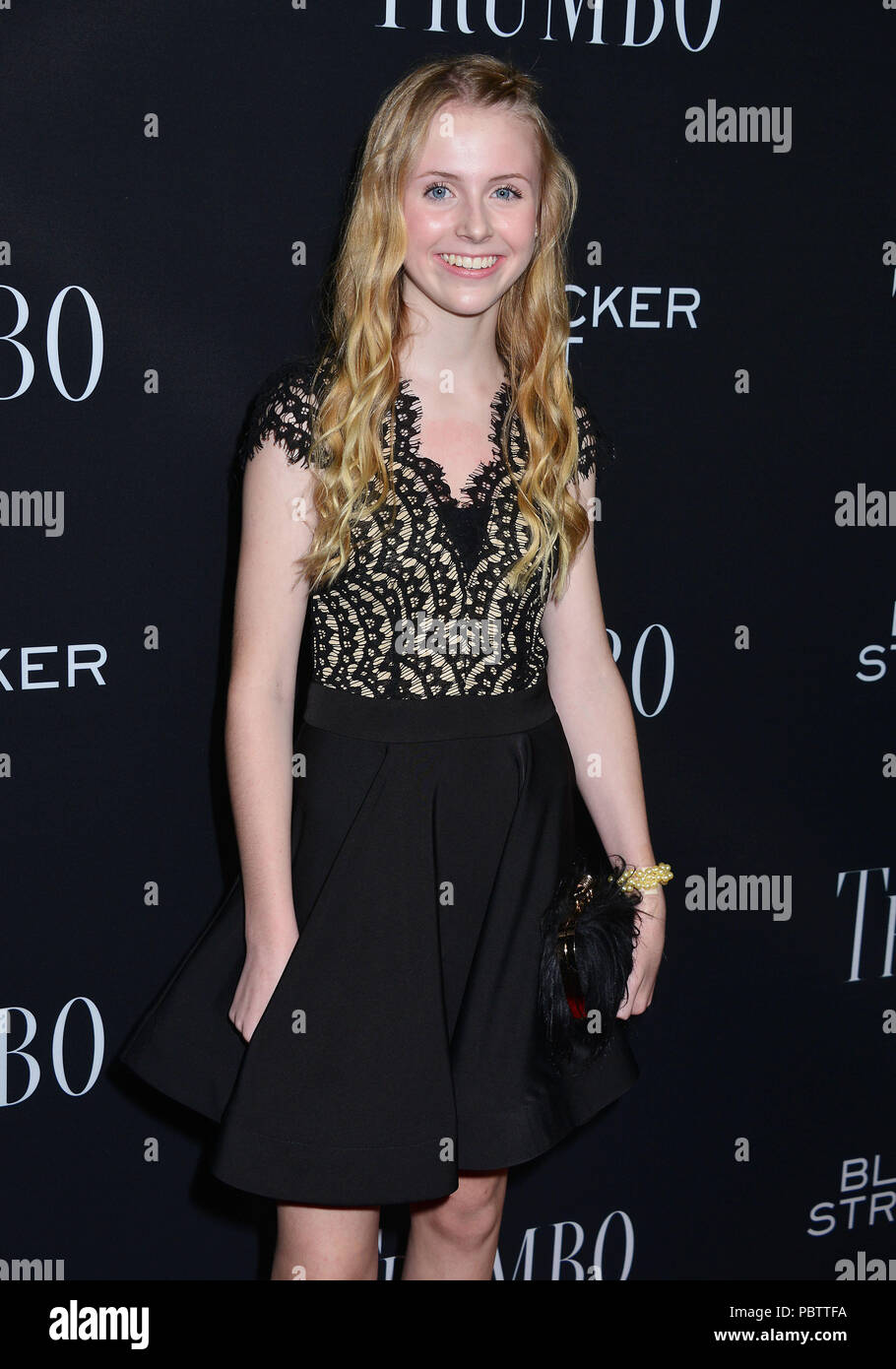 Becca Nicole Preston a Trumbo Premiere presso la Academy of Motion ...