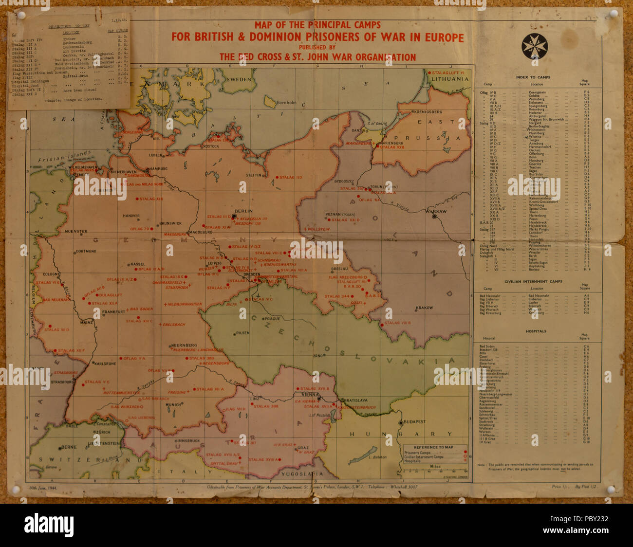 Mappa europa 1944 immagini e fotografie stock ad alta risoluzione - Alamy