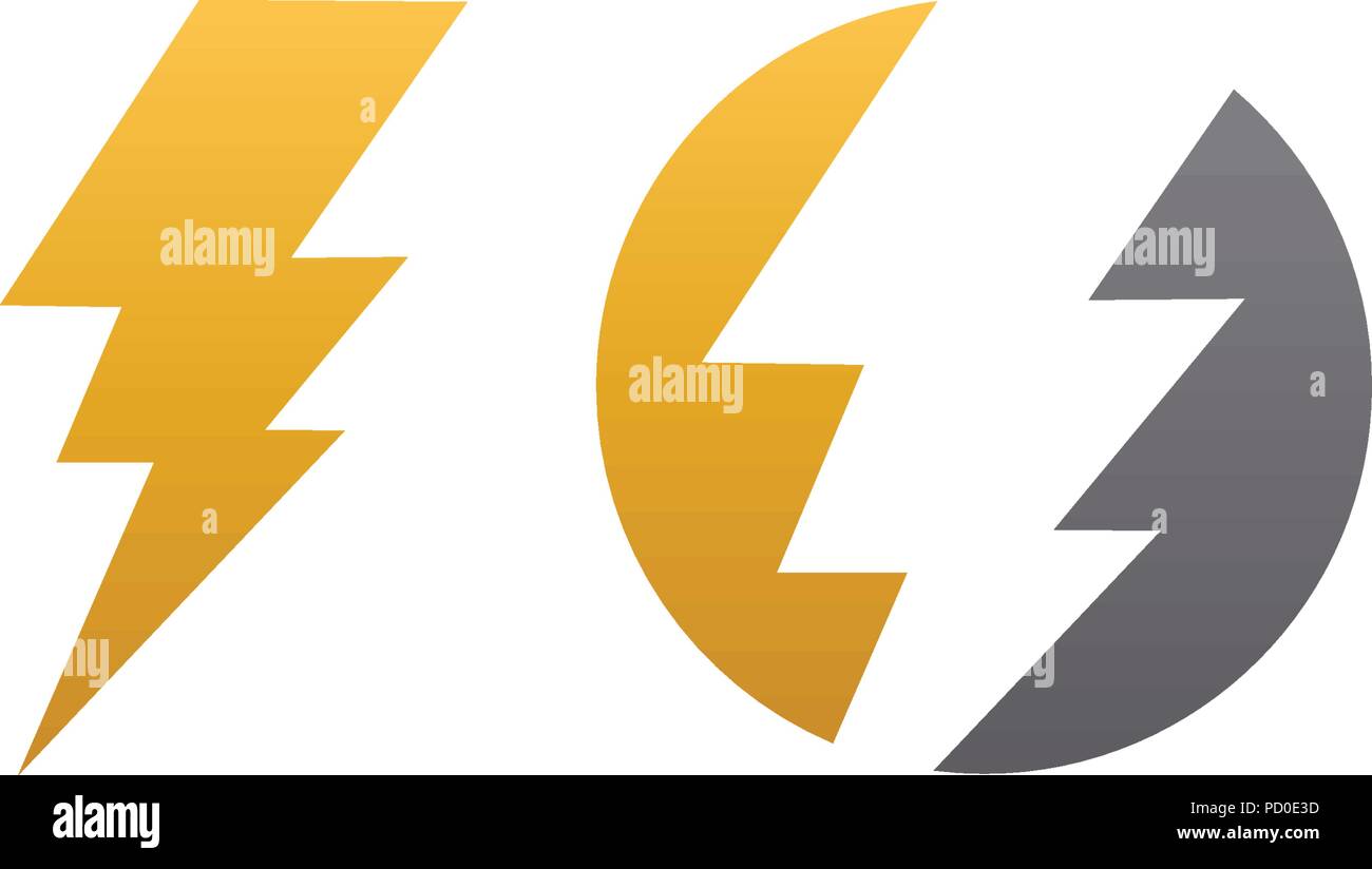 Logo fulmine immagini e fotografie stock ad alta risoluzione - Alamy