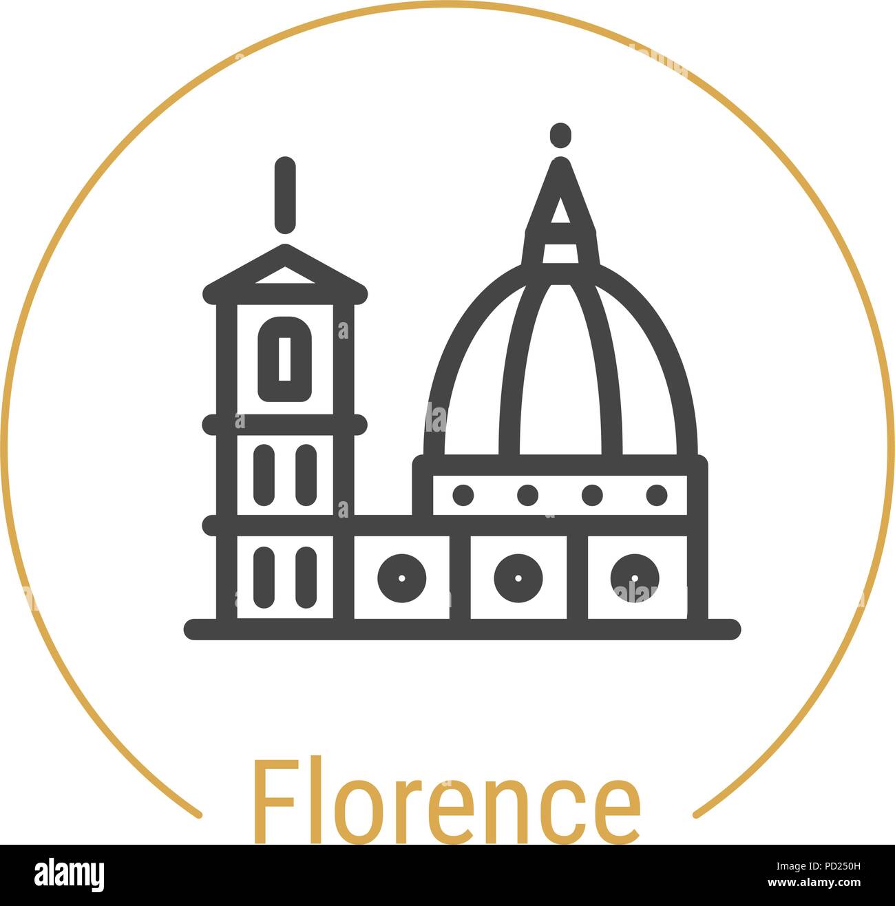Simbolo di firenze Immagini Vettoriali Stock - Alamy