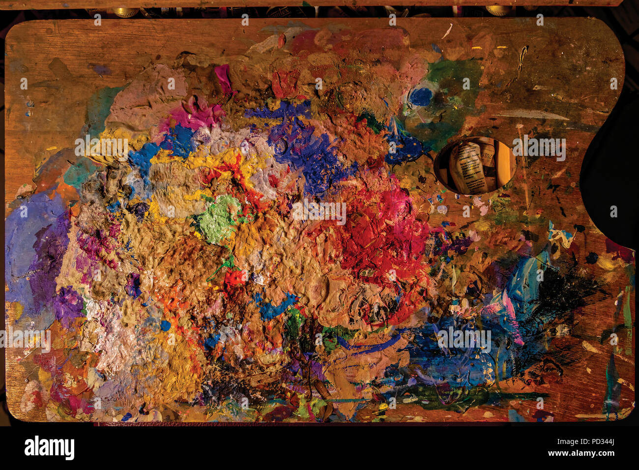 Tavolozza di un pittore immagini e fotografie stock ad alta risoluzione ...