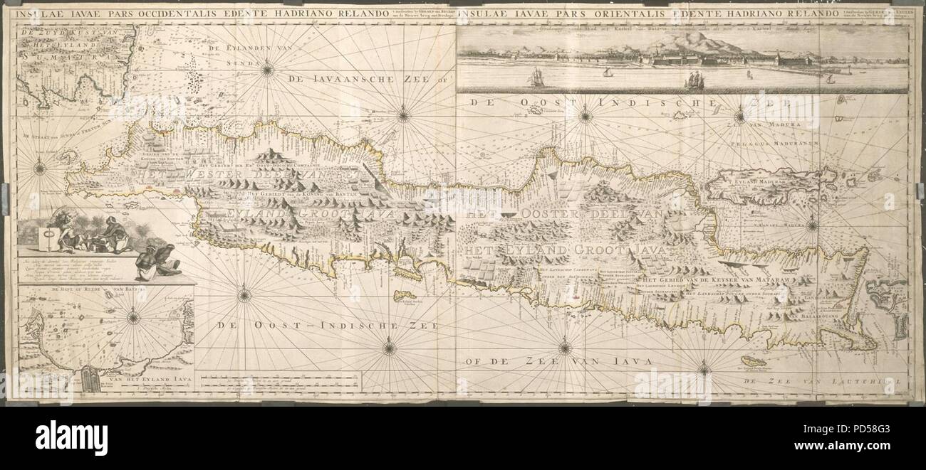 Mappa storica di java immagini e fotografie stock ad alta risoluzione ...