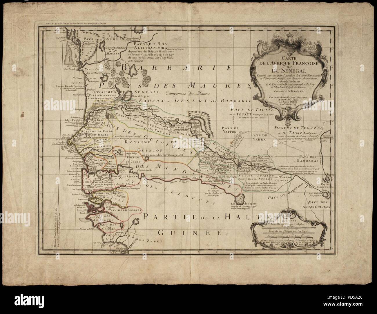 Map of senegal immagini e fotografie stock ad alta risoluzione - Alamy